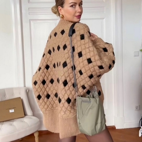 Zara | Sweaters | Zara Structure Knit Cardigan Long Size M | Poshmark